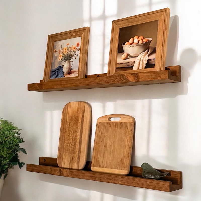 Wood Dish Rack Display Wall - Etsy