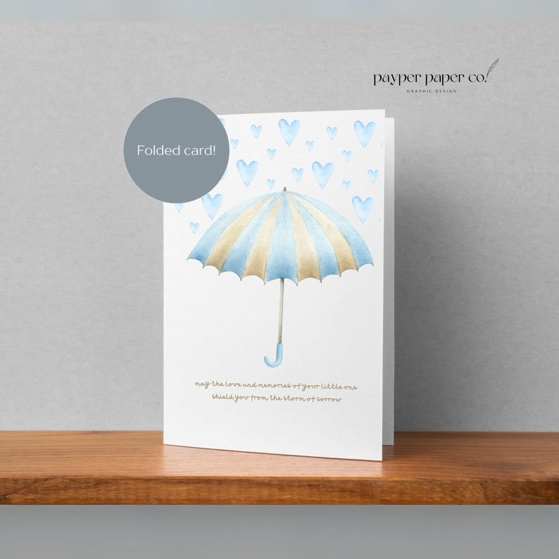 Printable Child Loss Card, Thinking of You Card, Sympathy Card, Baby ...