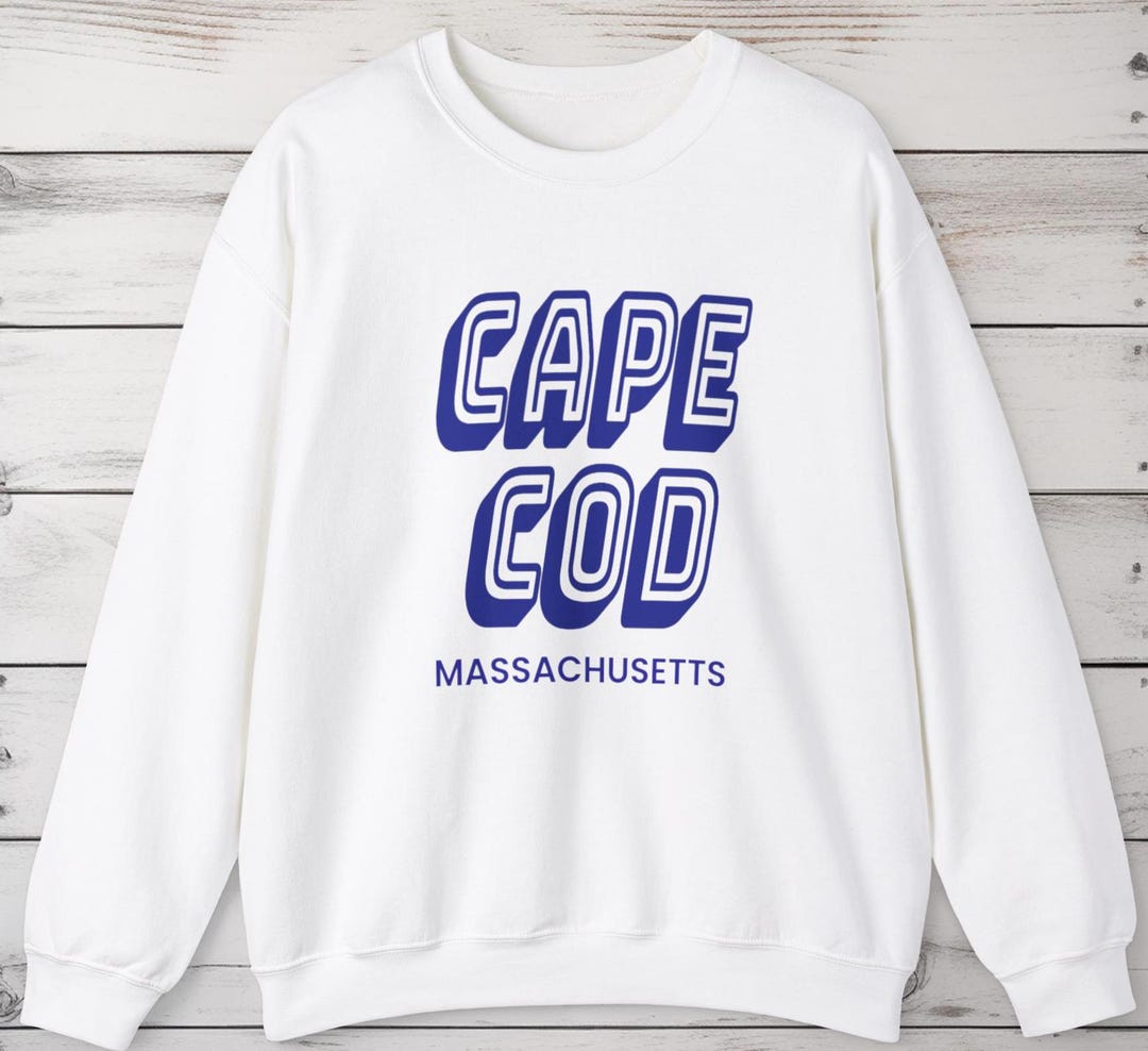 CAPE COD MASSACHUSETTS Sweatshirt, Cape Cod Summers, Cape Cod Vacations ...