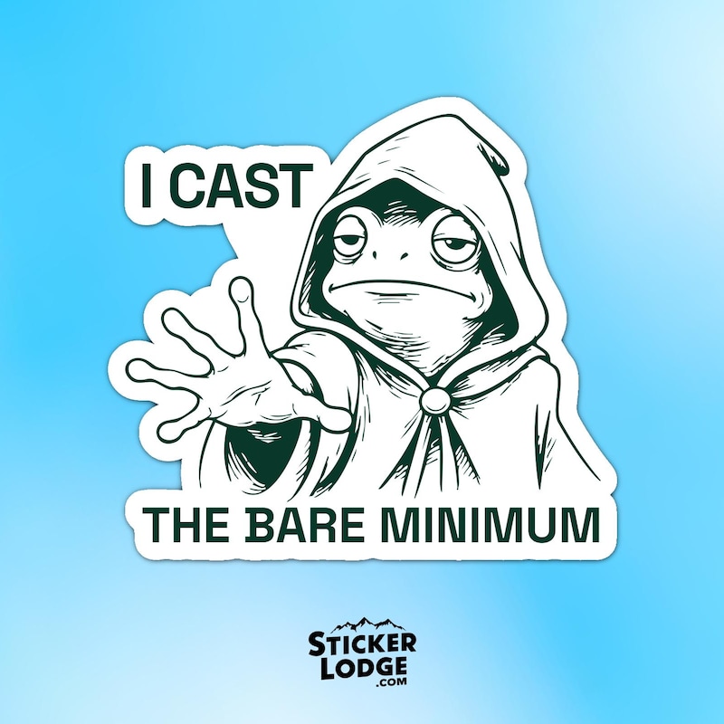 Frog Mage Stickers - Etsy