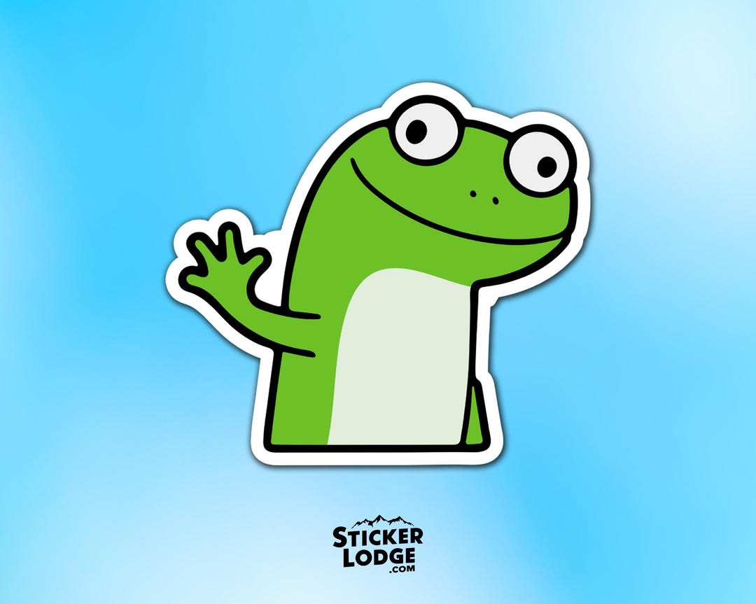 Lizard Meme Vinyl Sticker - Funny Tik Tok Instagram Decal - Etsy