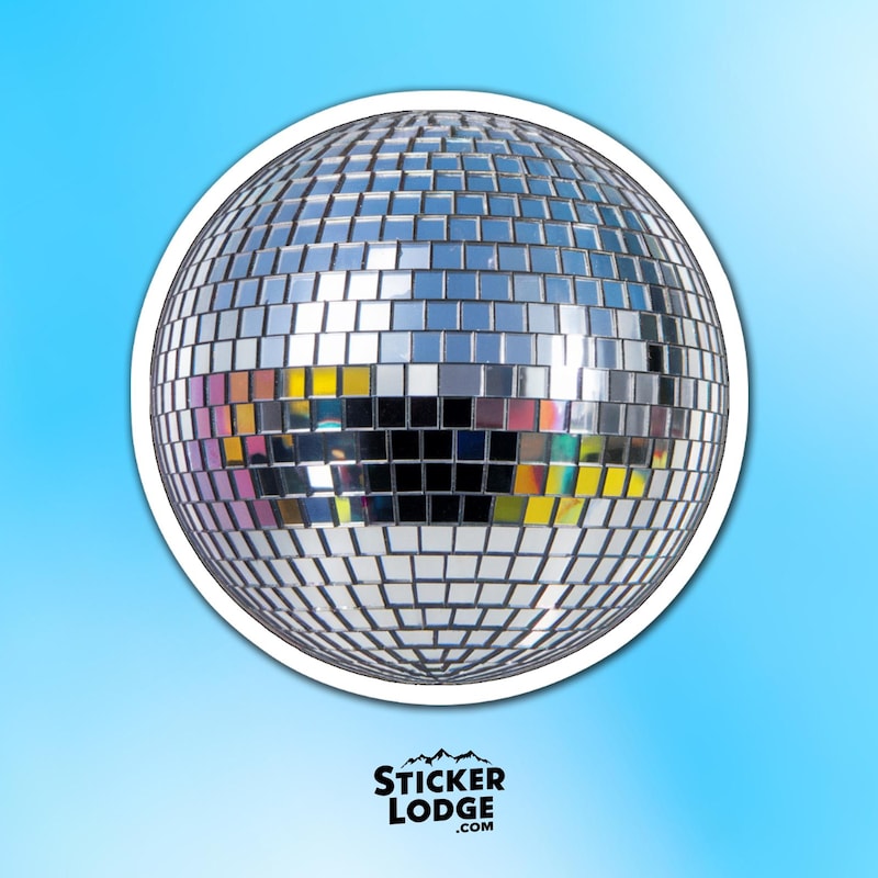 Disco Ball Vinyl Stickers - Etsy