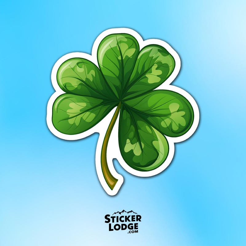 Shamrock Stickers - Etsy
