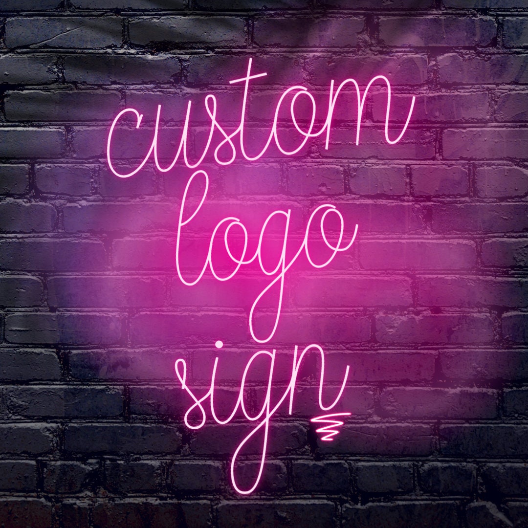 Logo Sign, Custom Neon Sign, Business Logo Sign, Custom Logo Sign Led ...