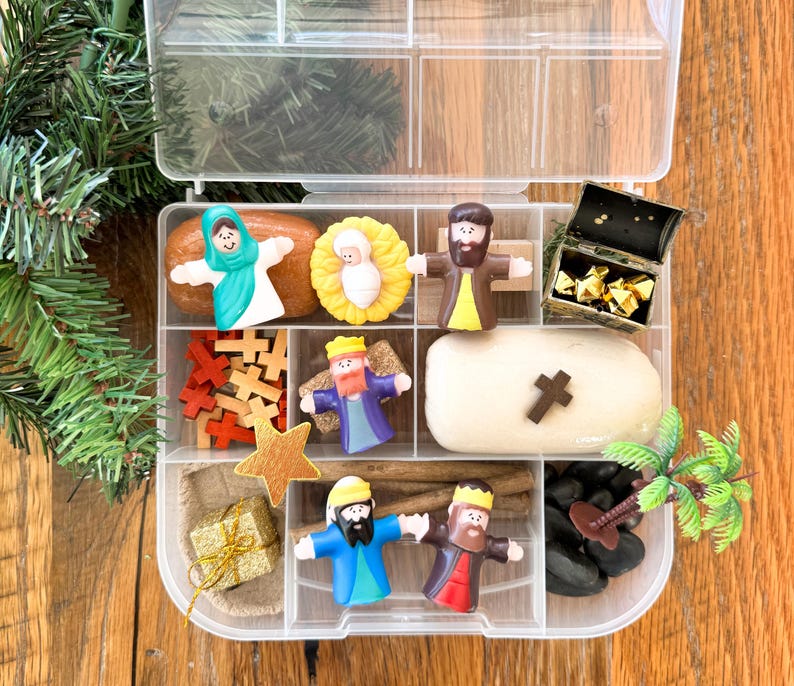 Nativity Playdough Kit - Etsy