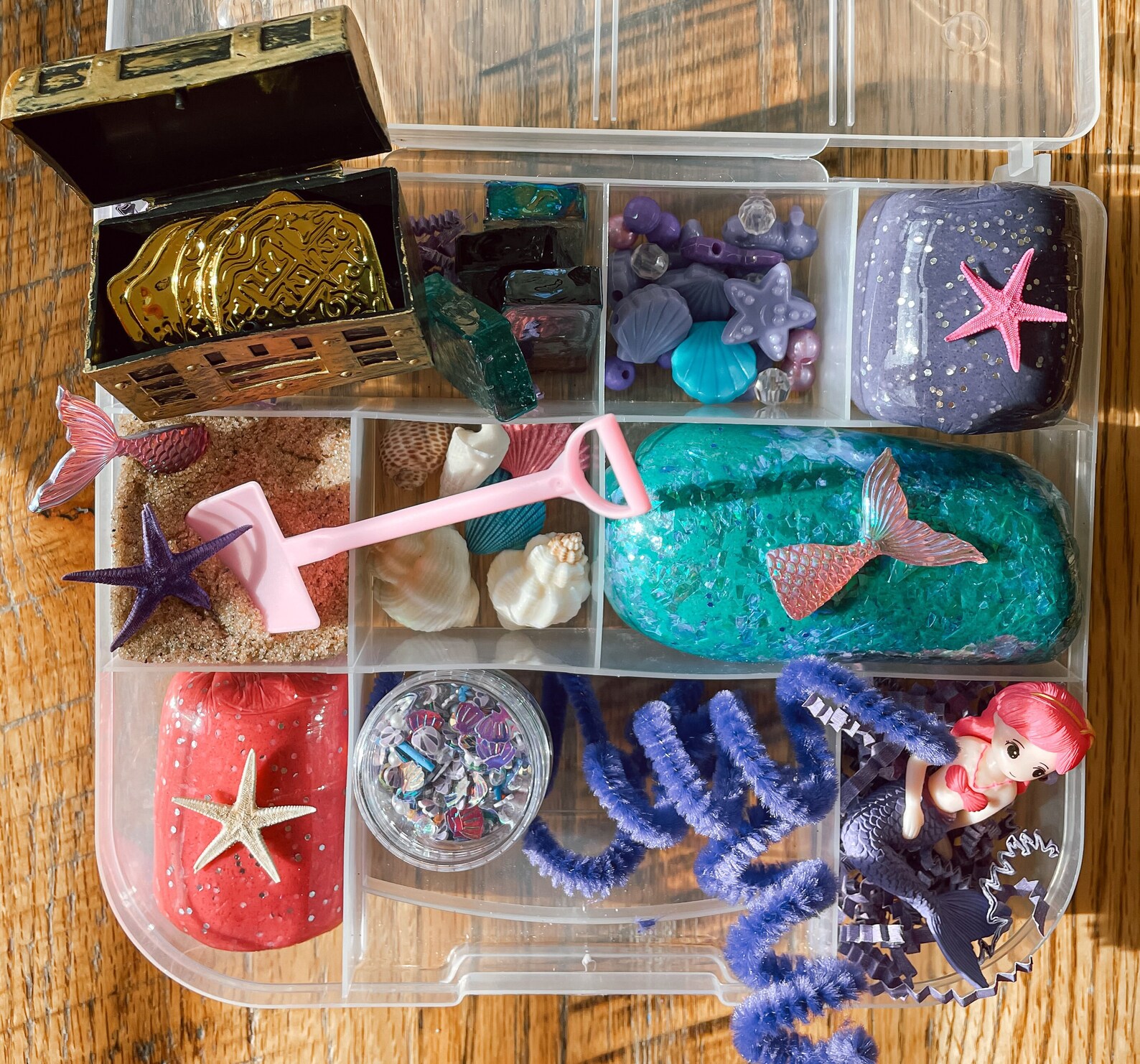 Mermaid Playdough Kit - Etsy