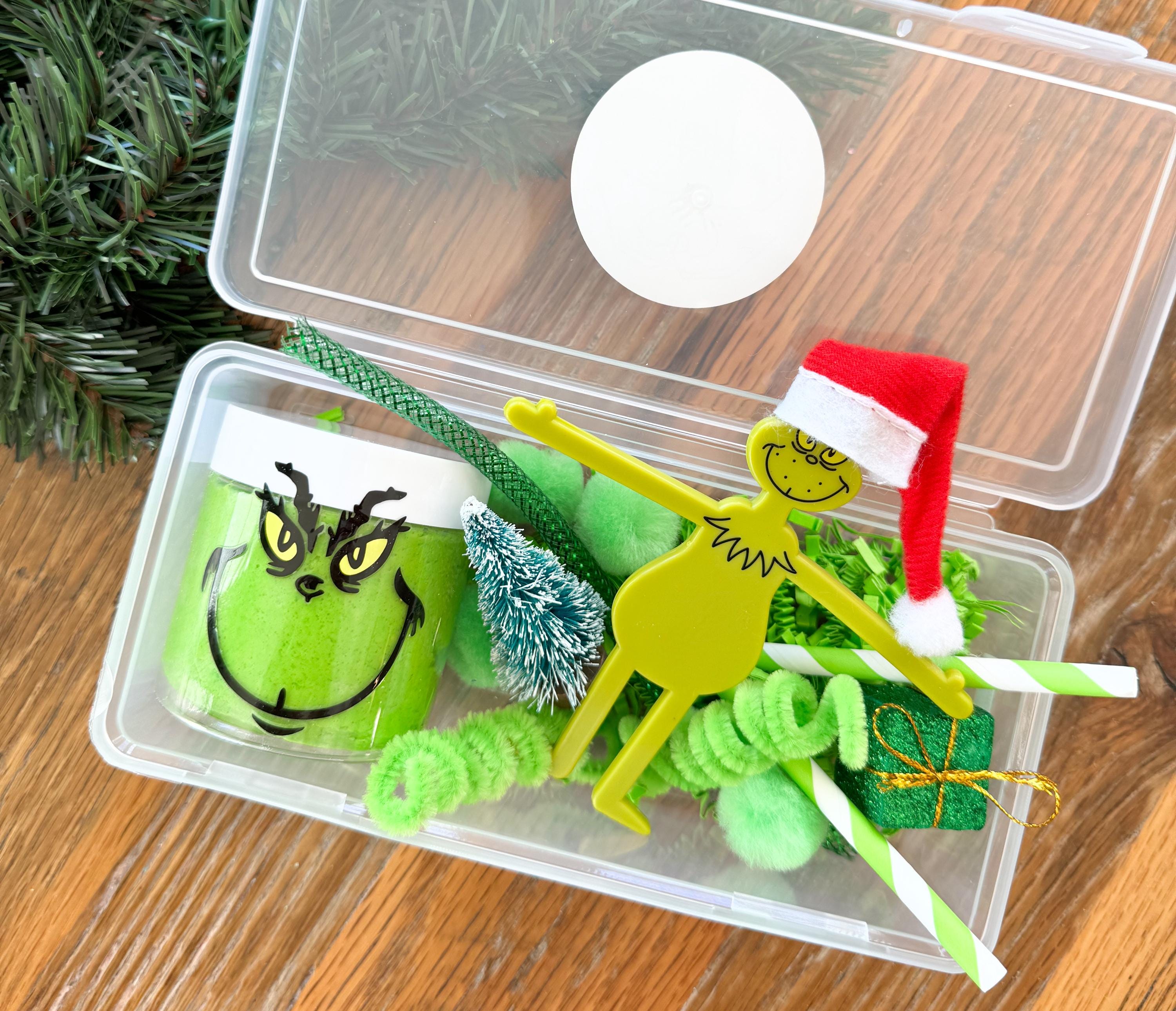 Grinch Playdough Kit - Etsy