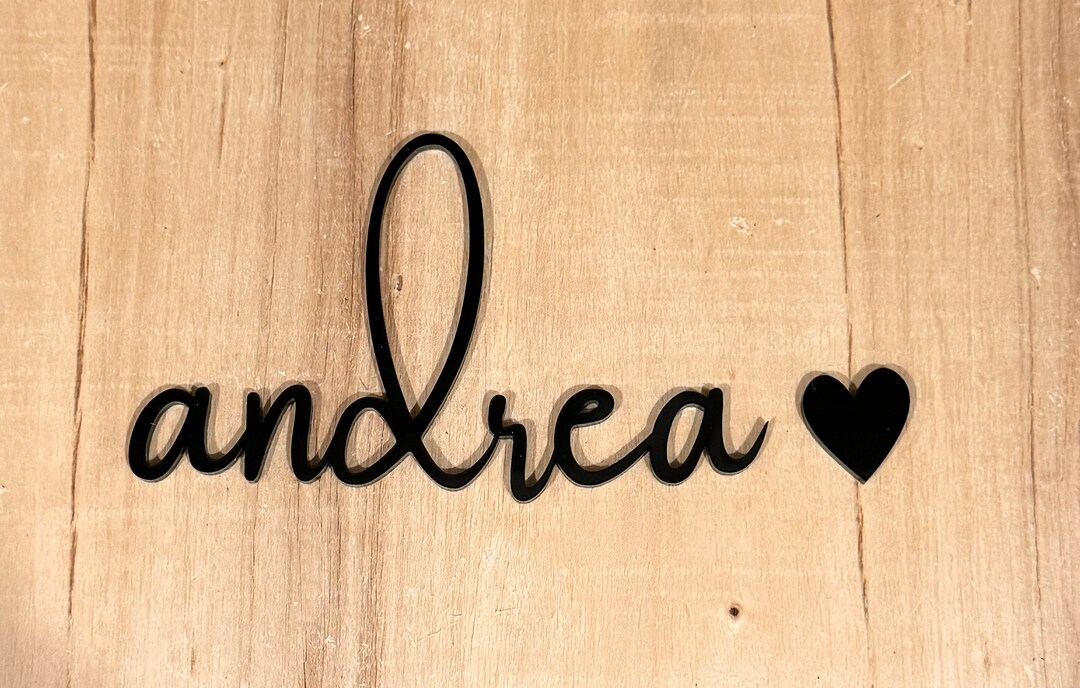 Small Name Sign- Single Layered; Reception Decor, Place Cards, Table ...