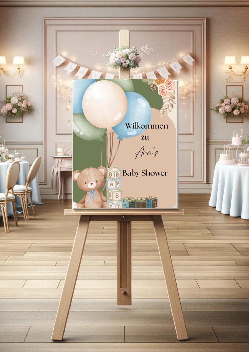 Willkommen Board Baby Shower. Welcoming Board Baby Shower - Etsy