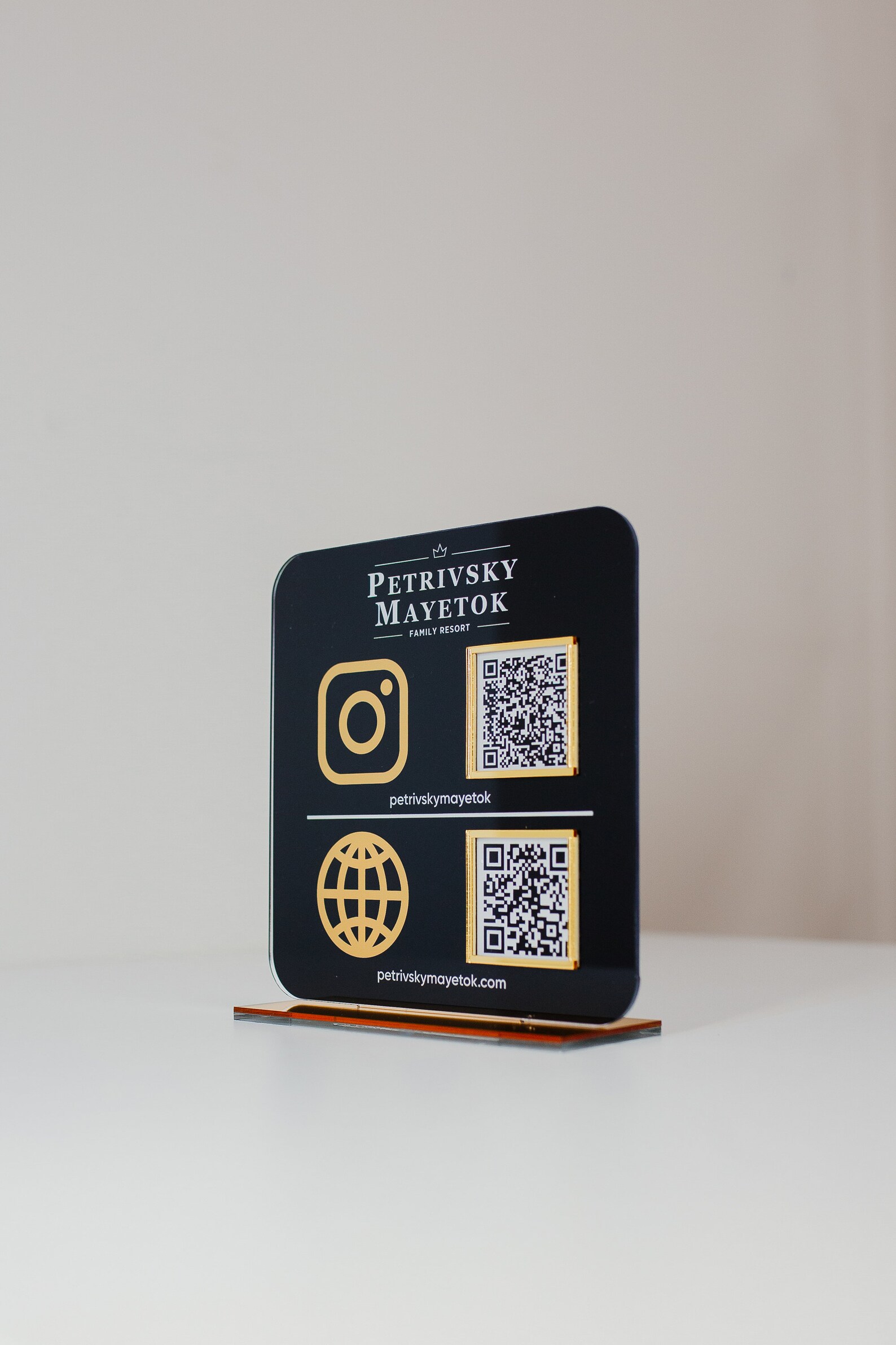 Double QR Code Sign Business Signs Salon Sign Beauty QR Code Sign ...