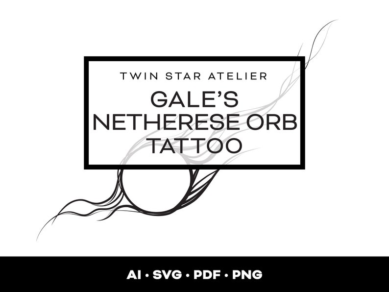 Gale of Waterdeep Netherese Orb Tattoo Baldur's Gate 3 - Etsy