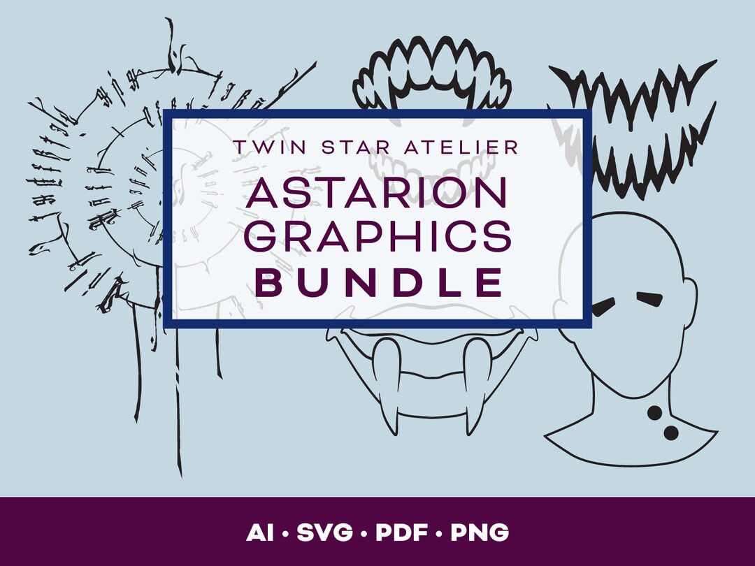 Astarion Graphics Bundle BG3 | Cosplay SVG PDF - Etsy
