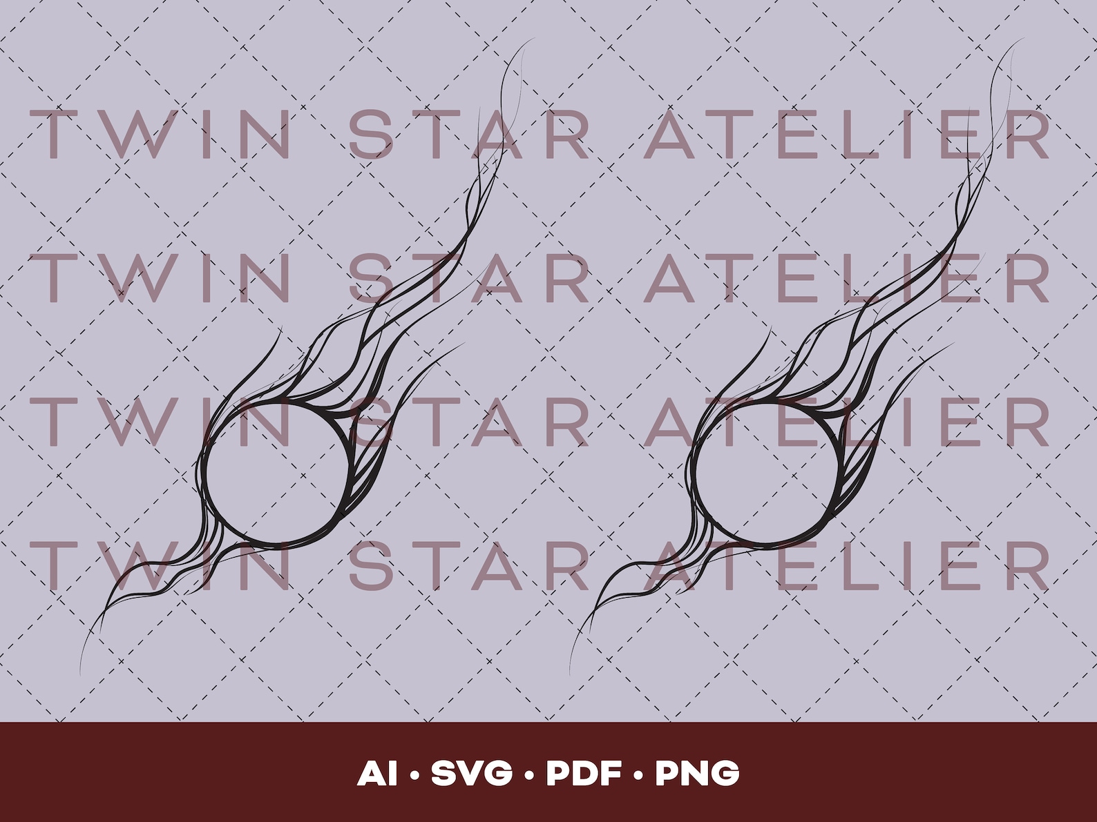 Gale Orb Tattoo BG3 | Cosplay Vector AI SVG PDF - Etsy