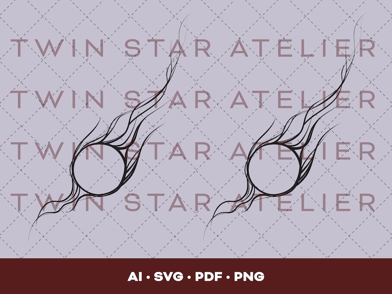 Gale Orb Tattoo BG3 | Cosplay Vector AI SVG PDF - Etsy