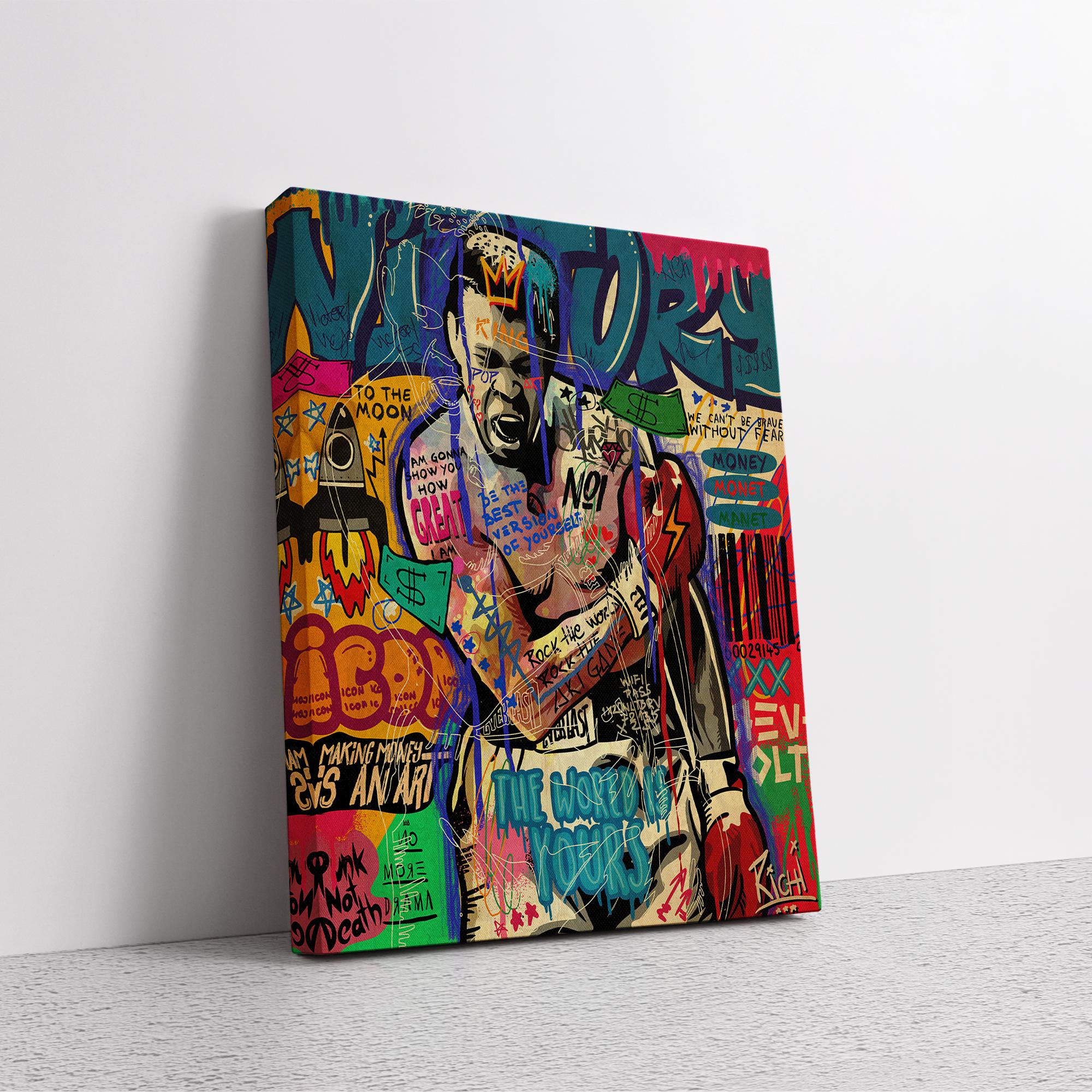 Muhammad Ali Pop Art Wall Art, Muhammad Ali Poster Print, Muhammad Ali ...