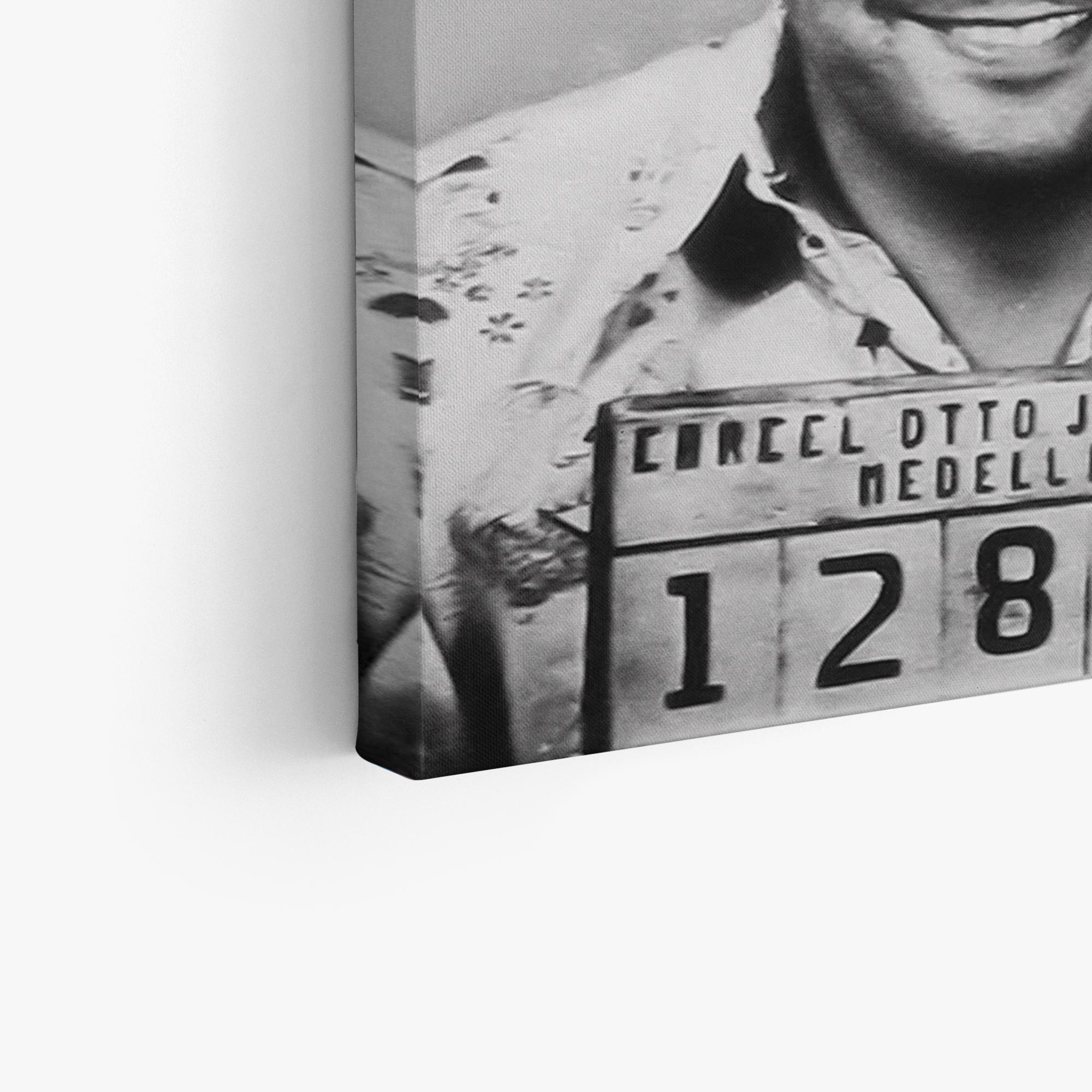 Pablo Escobar Canvas, Pablo Escobar Mugshot Wall Art, Pablo Escobar ...