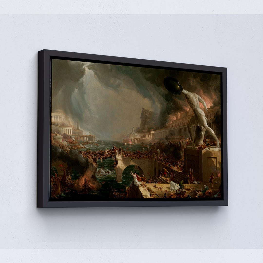 The Fall of the Western Roman Empire Wall Art, the Fall of the Roman ...
