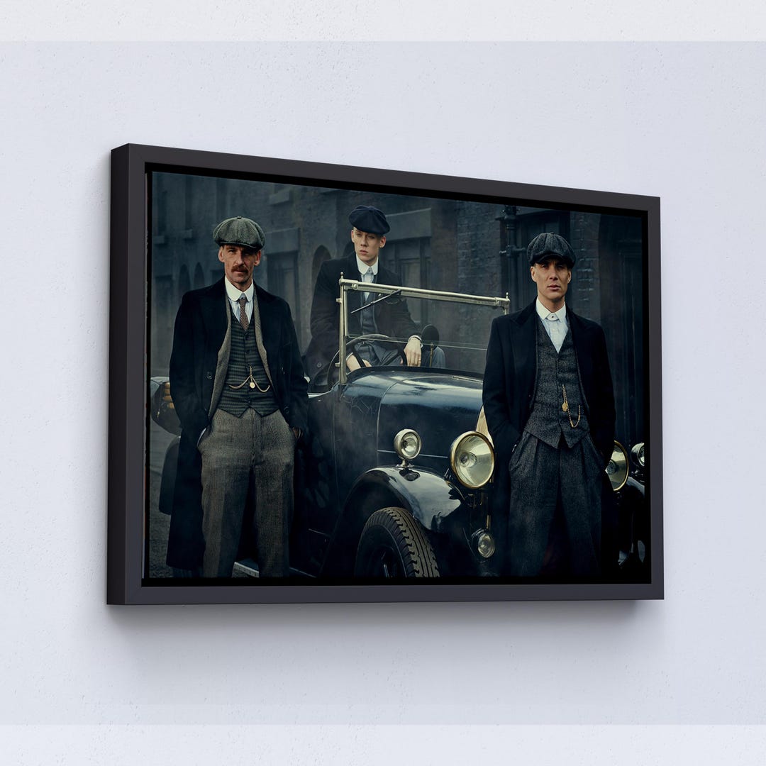 Peaky Blinders Wall Art, Thomas Shelby Canvas Wall Decor, Peaky ...