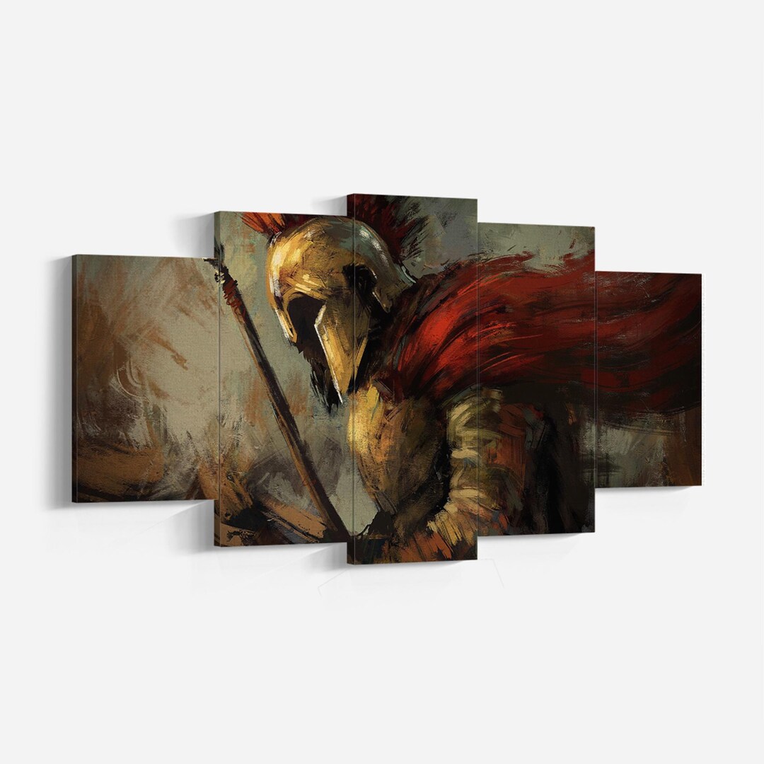 Spartan Hero Wall Art, Spartacus Canvas Print, 300 Spartans Movie ...