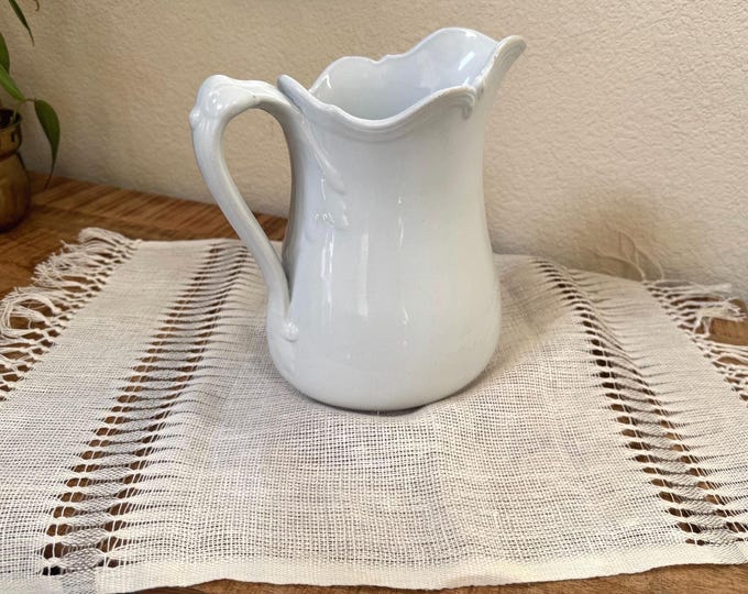 Antique English Ironstone Water Pitcher – John Maddock & Sons - Etsy