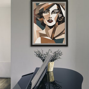 Vintage Cubist Women (5 Pack), Avant Garde Painting, Captivating ...