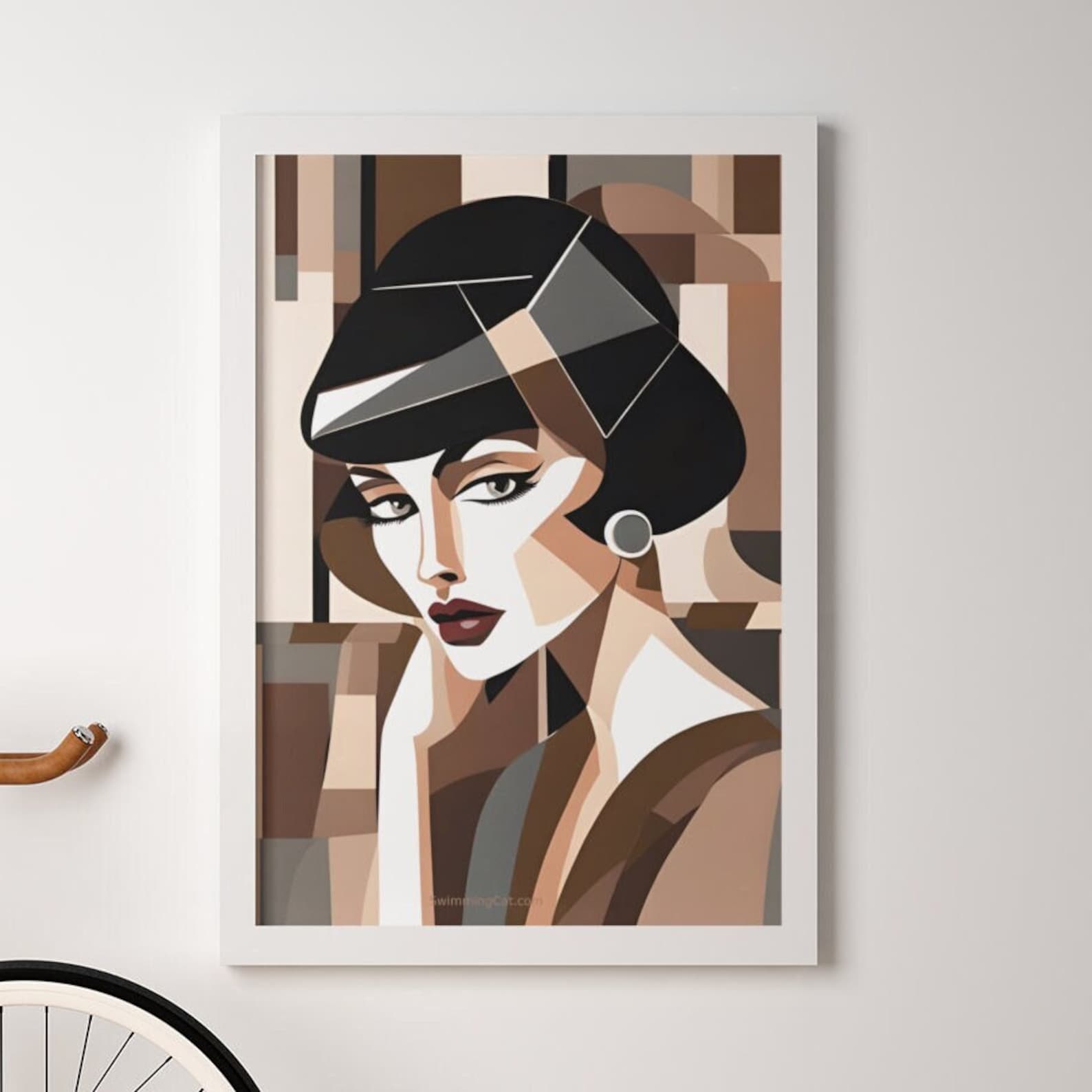Vintage Cubist Women (5 Pack), Avant Garde Painting, Captivating ...