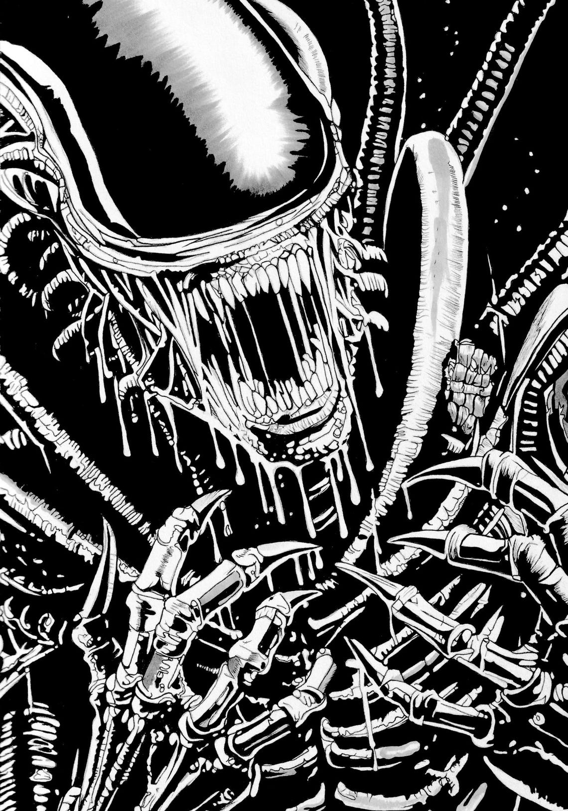 Queen Xenomorph *PRINT* - Etsy