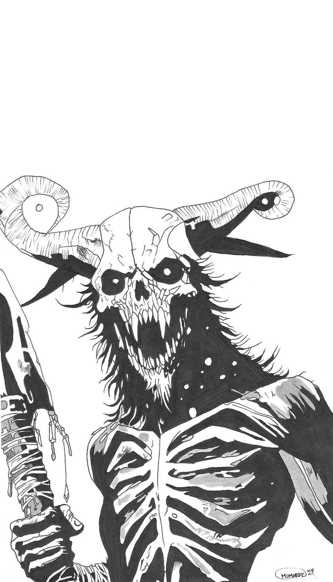 Wendigo *PRINTS* - Etsy