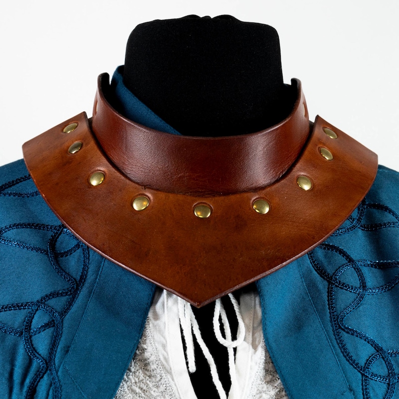 Leather Gorget - Etsy