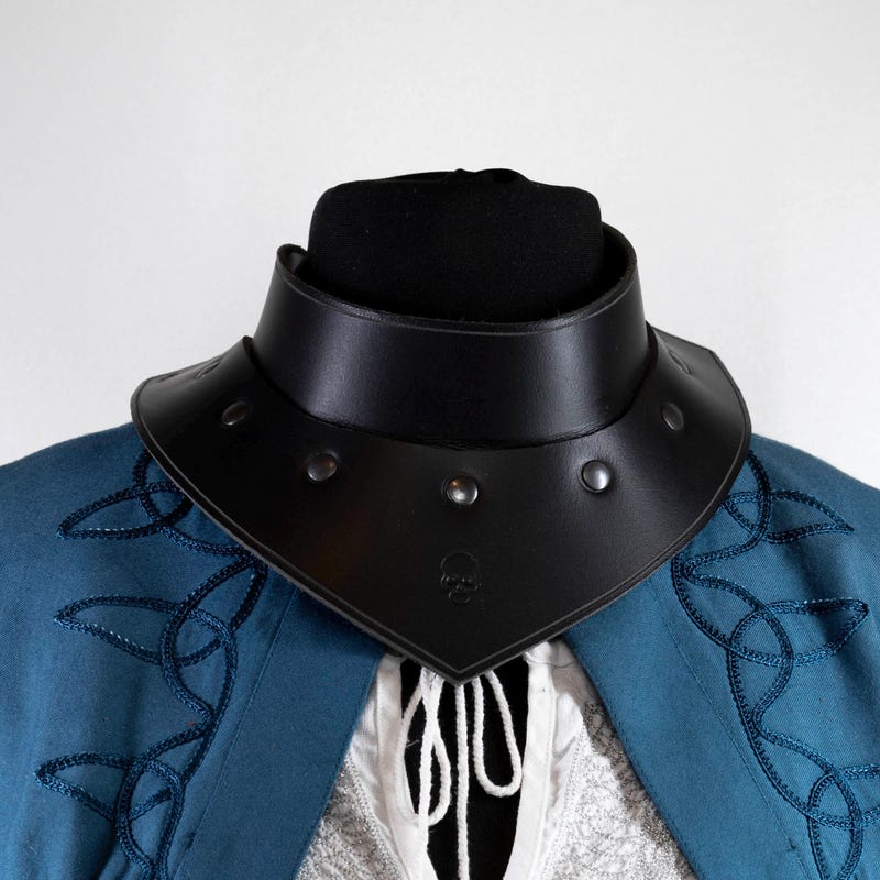 Leather Gorget - Etsy