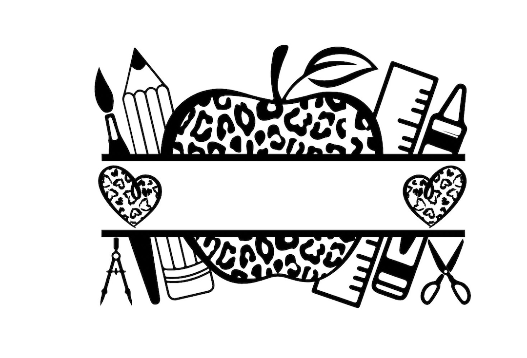 Customizable Teacher SVG - Etsy