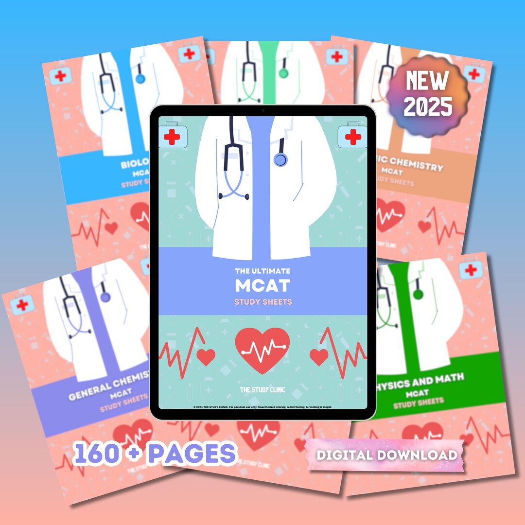The Ultimate MCAT Study Guide | 2025 Edition | Biology, Biochemistry ...