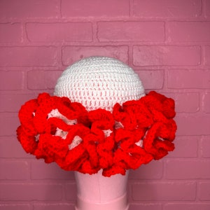 Extra Curly Ruffle Hat - Etsy