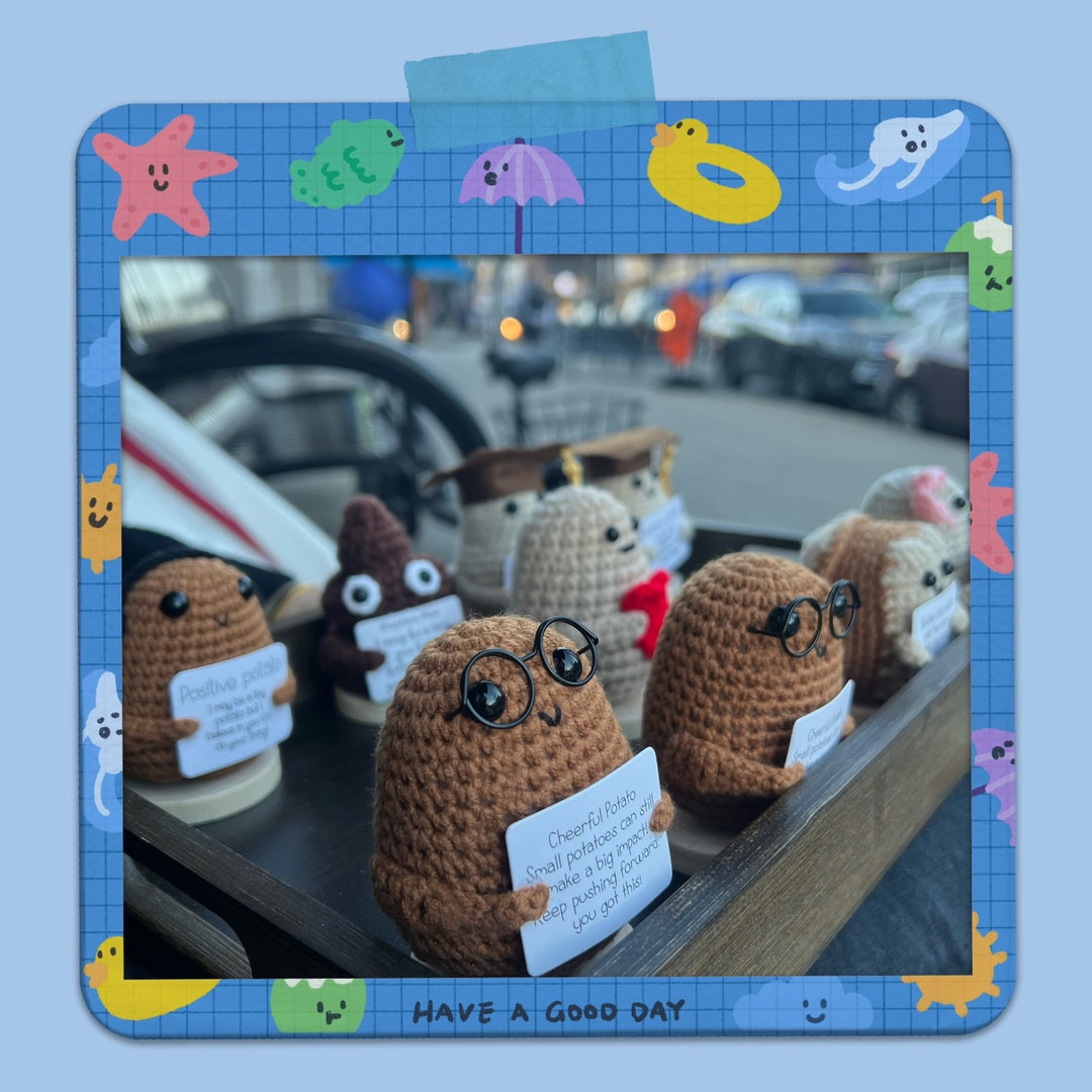 Handmade Crochet Positive Potatoes - Etsy