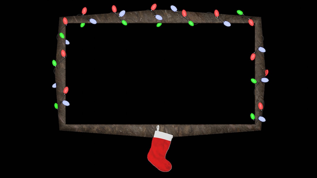Christmas Stream Overlay Camera Border - Etsy