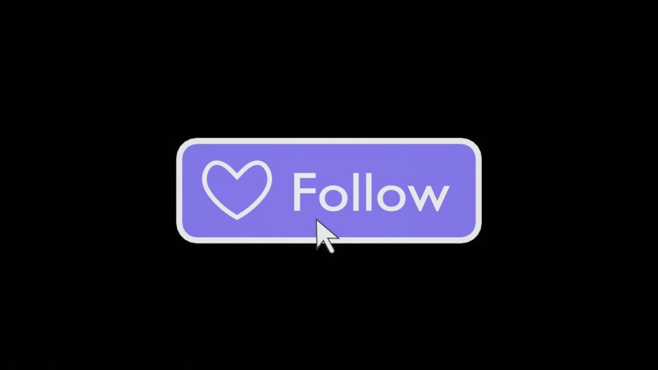 Animated Follow Button - Etsy