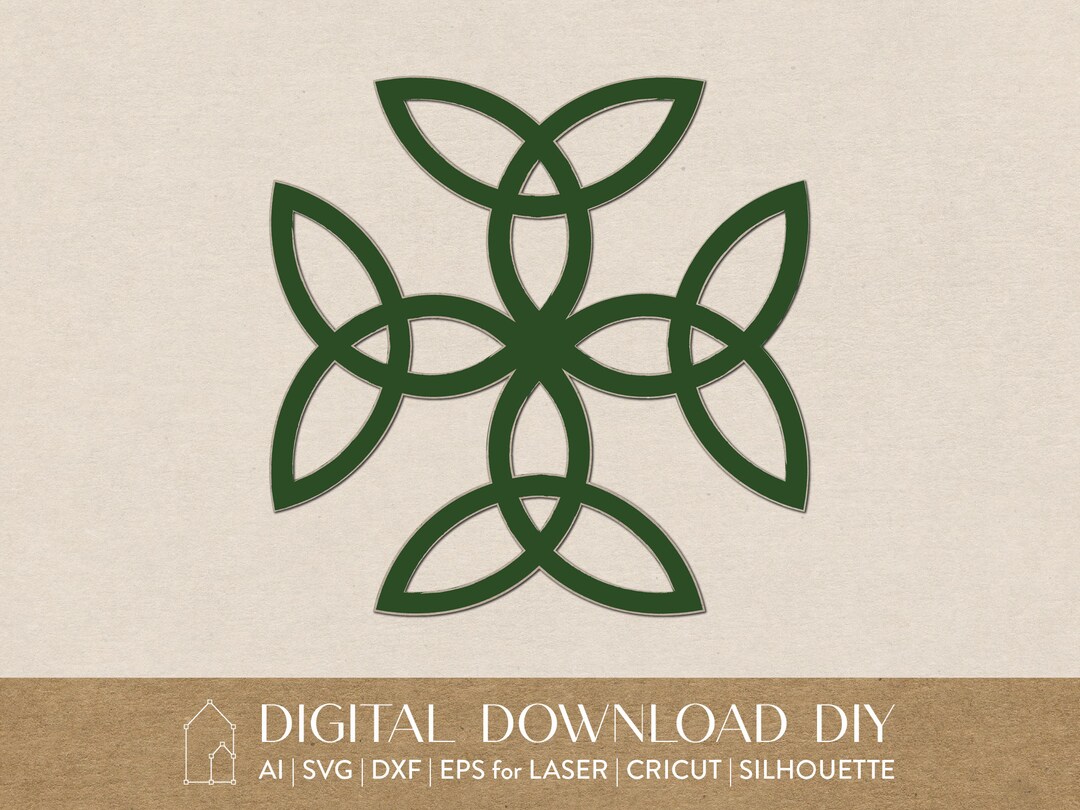 Celtic Knot | Digital Download | SVG, Ai, EPS, DXF | for Laser, Cricut ...