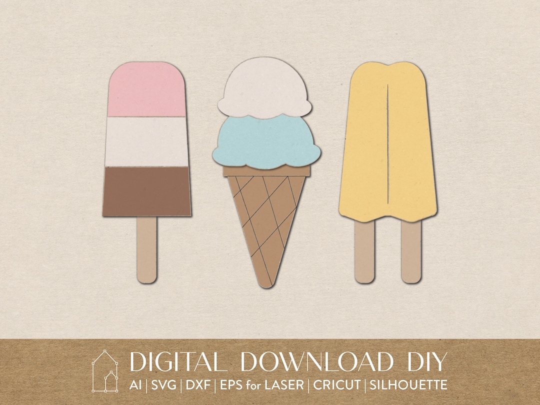 Frozen Treats | Digital Download | SVG, Ai, EPS, DXF | for Laser ...