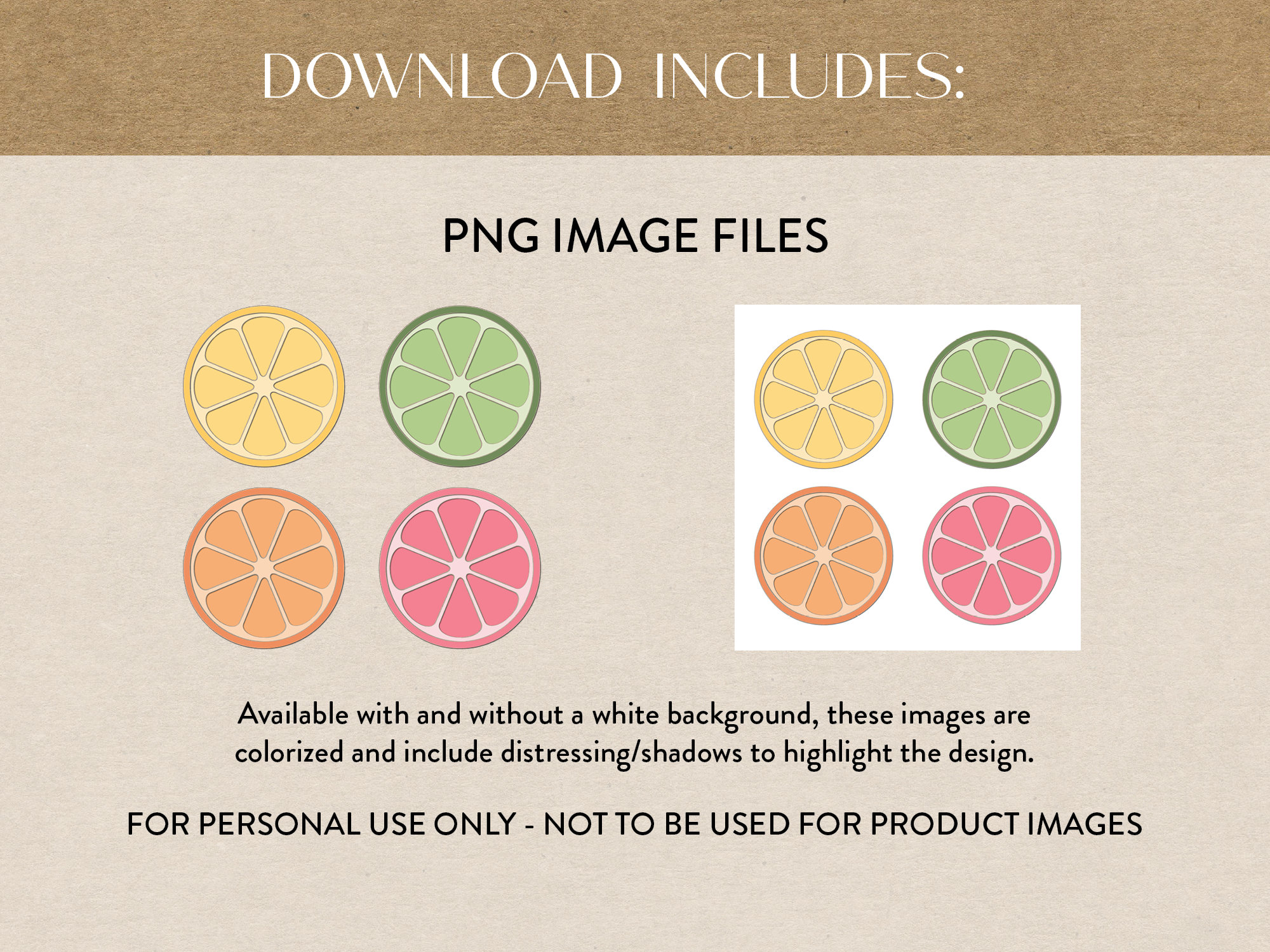 Citrus Slice | Digital Download | SVG, Ai, EPS, DXF | for Laser, Cricut ...