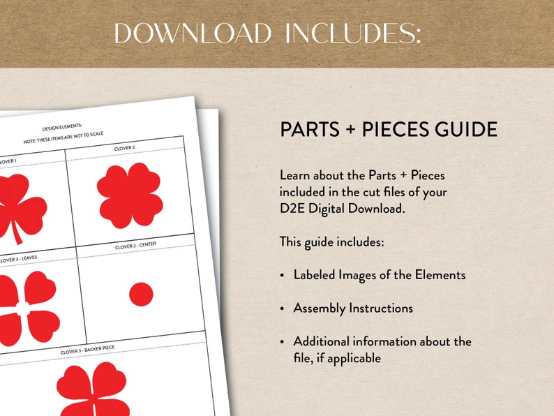 Clovers | Digital Download | SVG, Ai, EPS, DXF | for Laser, Cricut ...