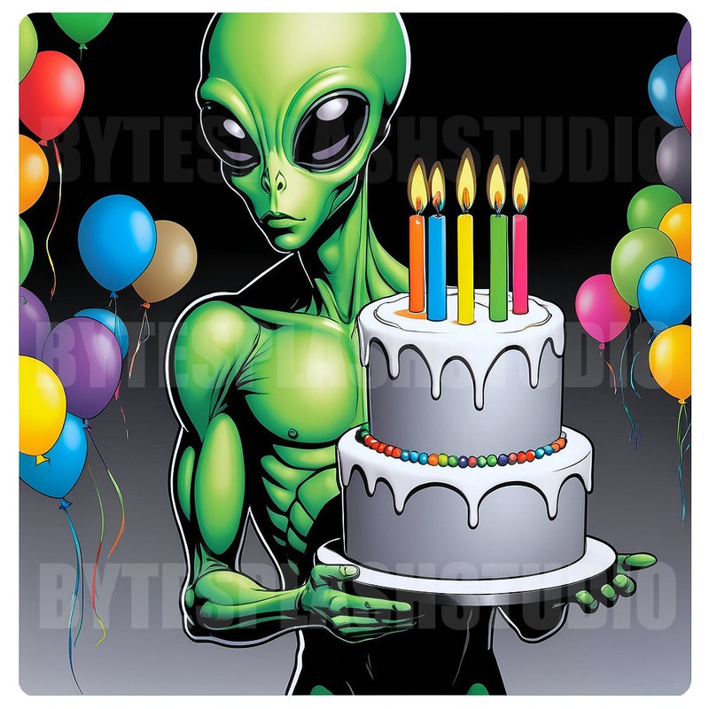 Alien Birthday Party - Etsy