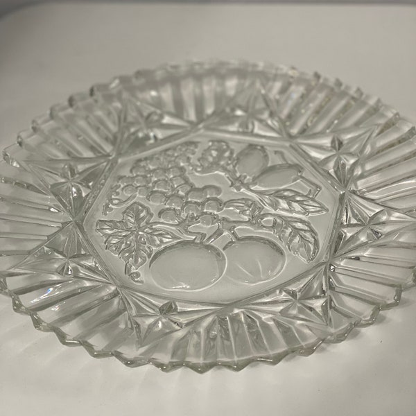 Crystal Glass Plate - Etsy