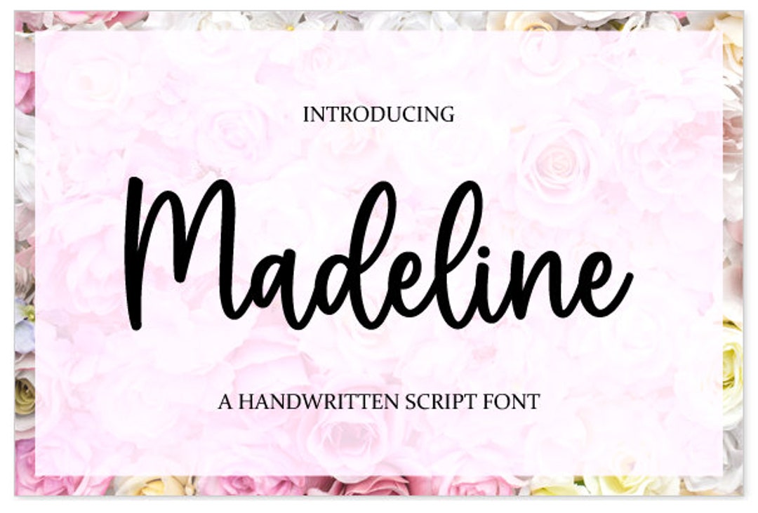 Madeline Font, Basic Font, Modern Font - Etsy Australia