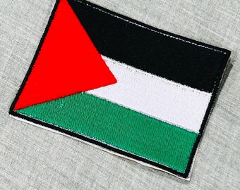 Palestine Flag Personalized Crest Flag Name Embroidered Patch - Etsy