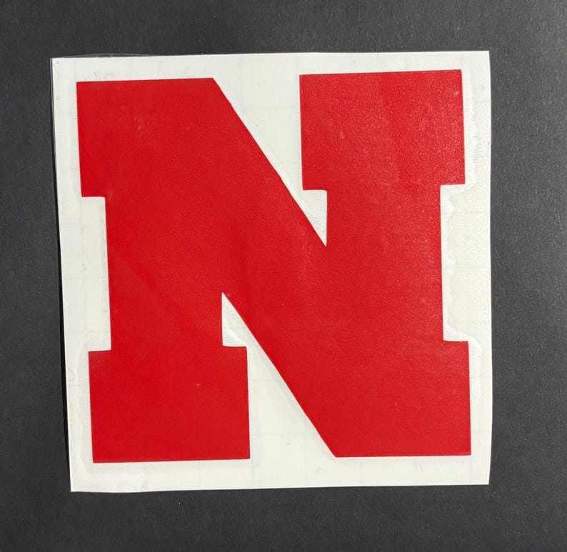 Letter N Vinyl Decal - Etsy