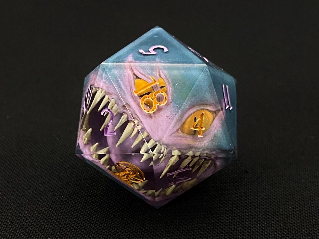 Surprise Encounter - Mimic 27mm D20, Sharp Edge Dnd Dice - Etsy