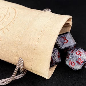 Scattered Pages: Occult - Spilled Ink Sharp Edge Dnd Dice Set - Etsy