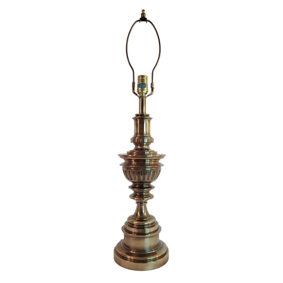 Vintage Stiffel Brass Trophy Style Table Lamp - Etsy