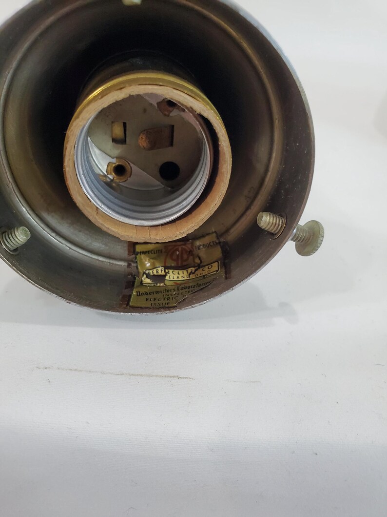 Vintage Perfeclite Co. Nickel Wall Sconces New-old Stock - Etsy