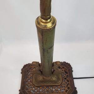 Art Deco Vintage Dual Socket Square Base Floor Lamp - Etsy